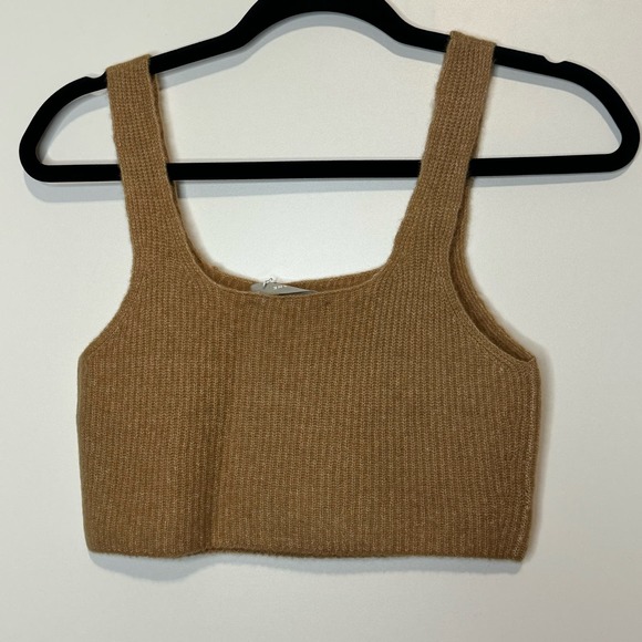 Everlane | Tops | Everlane Womens The Cozy Stretch Cropped Tank In ...